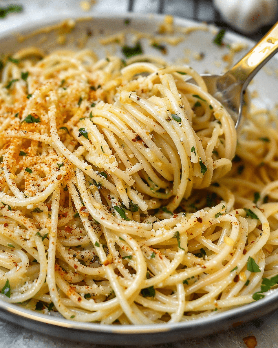 Garlic Butter Pasta | Cooked By Lina