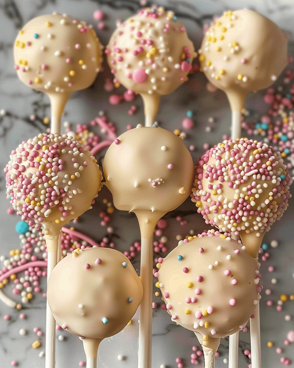 Starbucks Copycat Birthday Cake Pops | Cooked By Lina