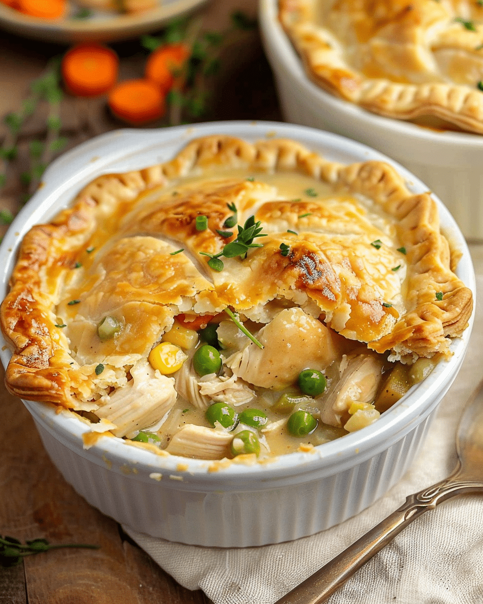 Crock Pot Chicken Pot Pie | Cooked By Lina