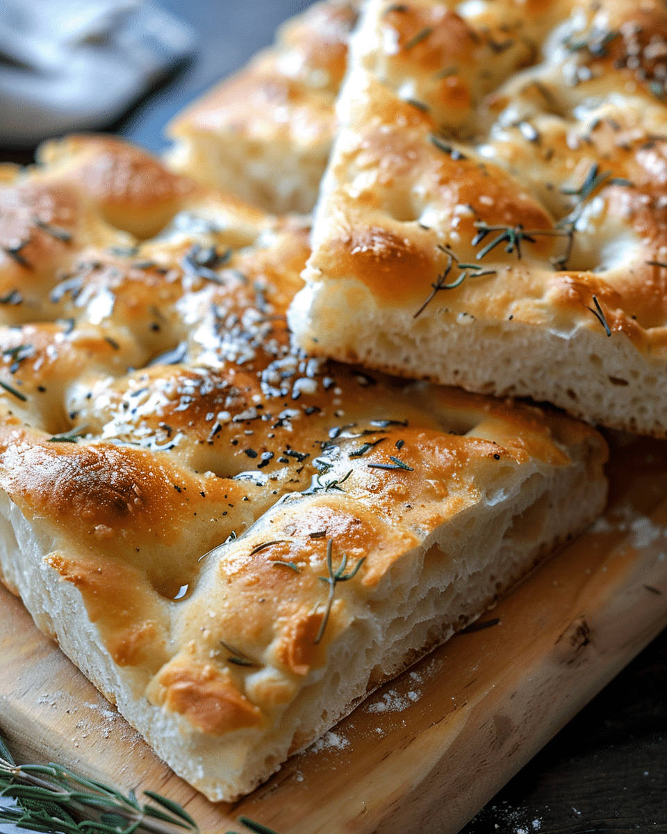 Easy Focaccia Bread Recipe | Cooked By Lina