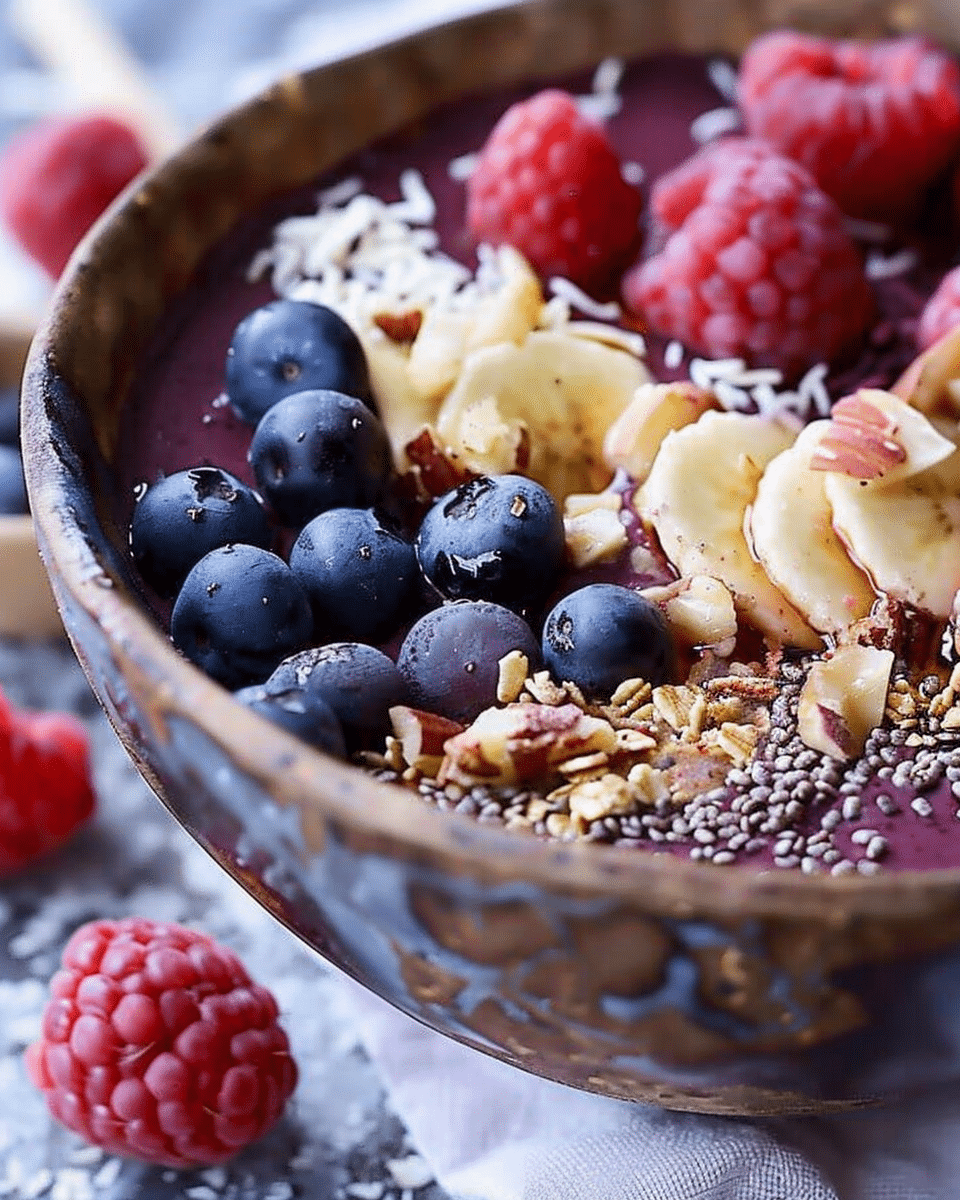 Easy Acai Bowl Recipe | Cooked By Lina