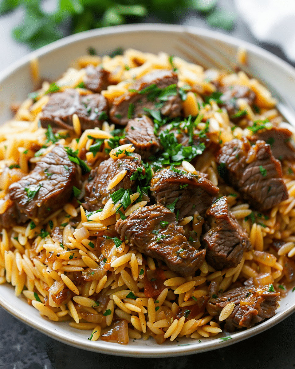 Beef Giouvetsi (Greek Beef Orzo Pasta) Recipe | Cooked By Lina