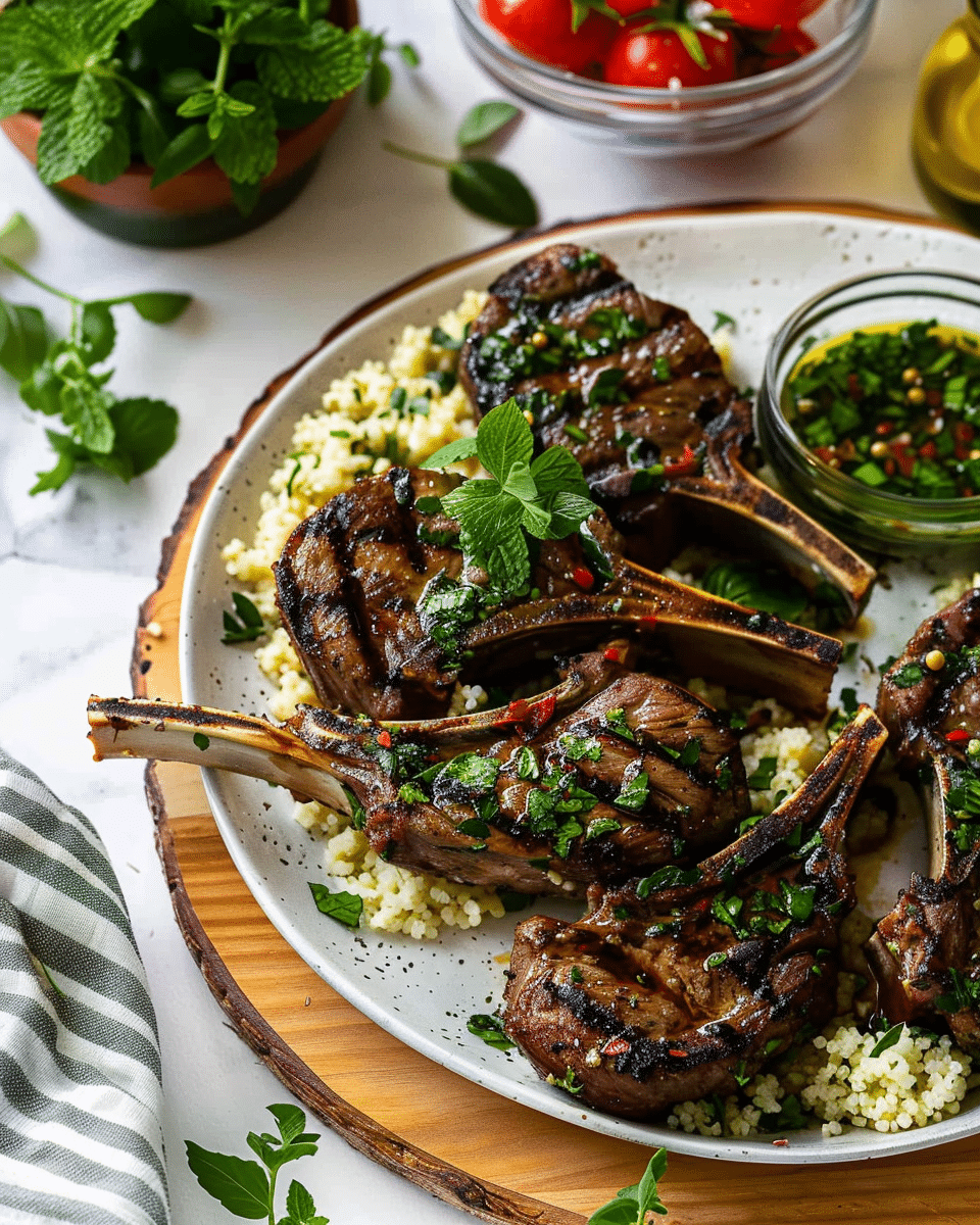 Greek Lamb Chops | Cooked By Lina