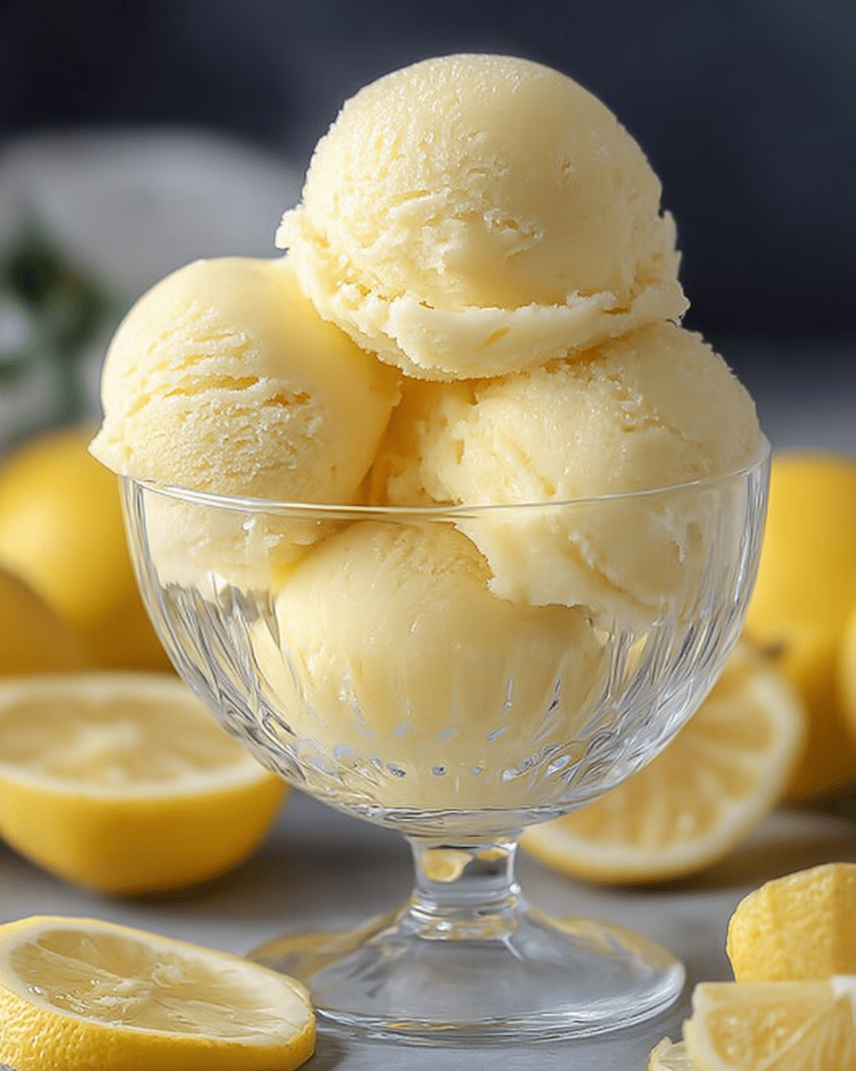 How to Make Lemon Sorbet without an Ice Cream Maker! | Cooked By Lina
