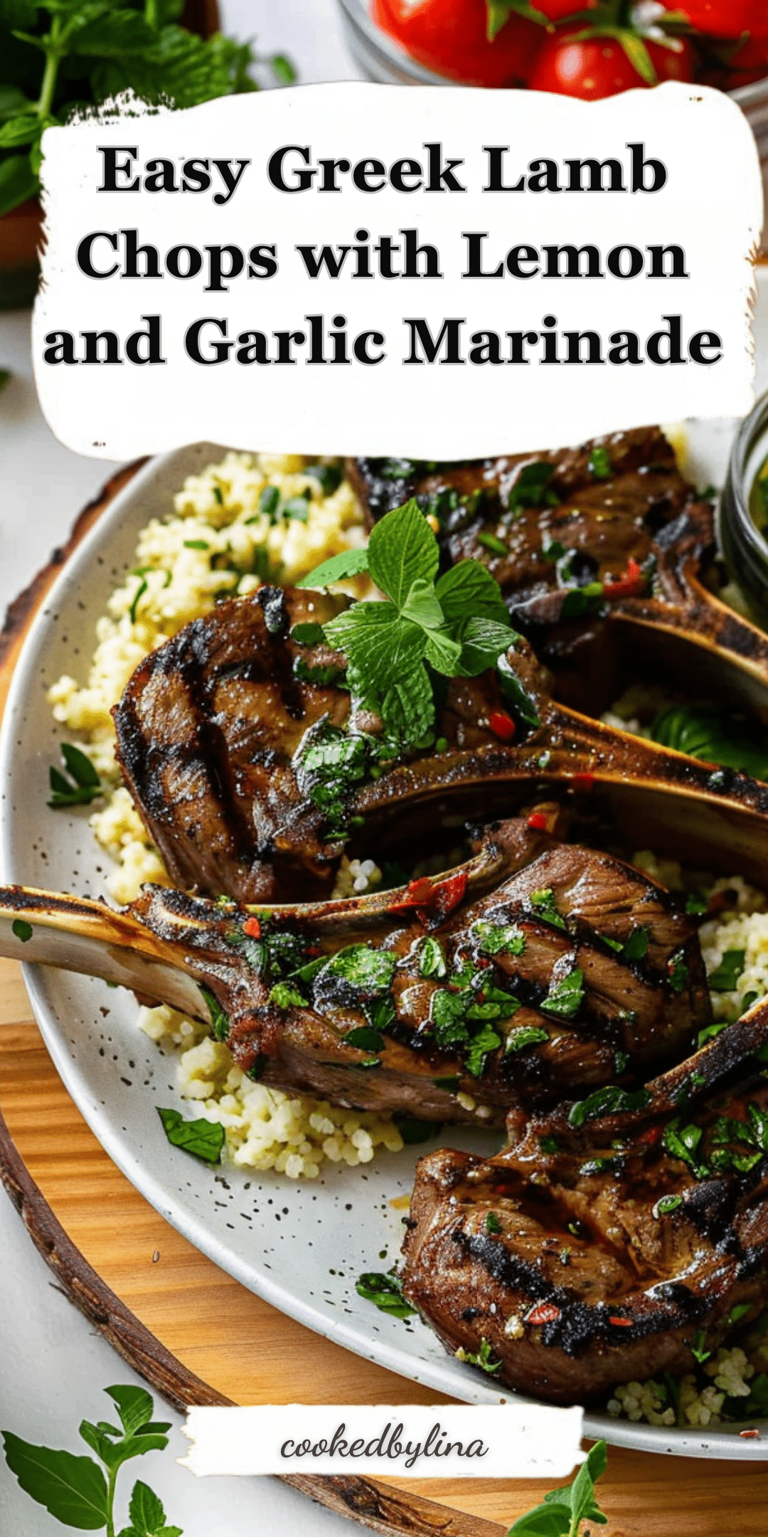 Greek Lamb Chops | Cooked By Lina