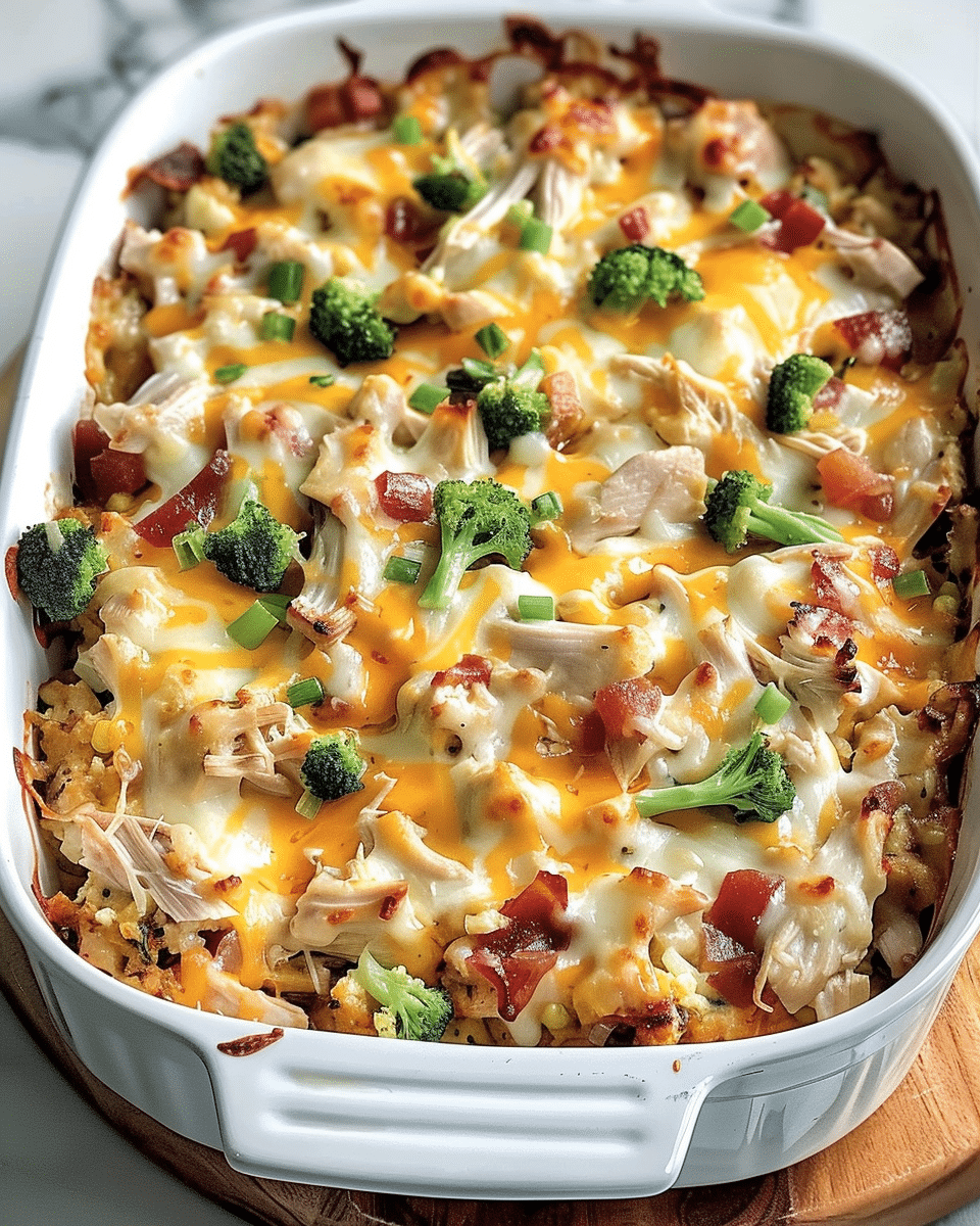 Easy Low Carb Chicken Casserole | Cooked By Lina