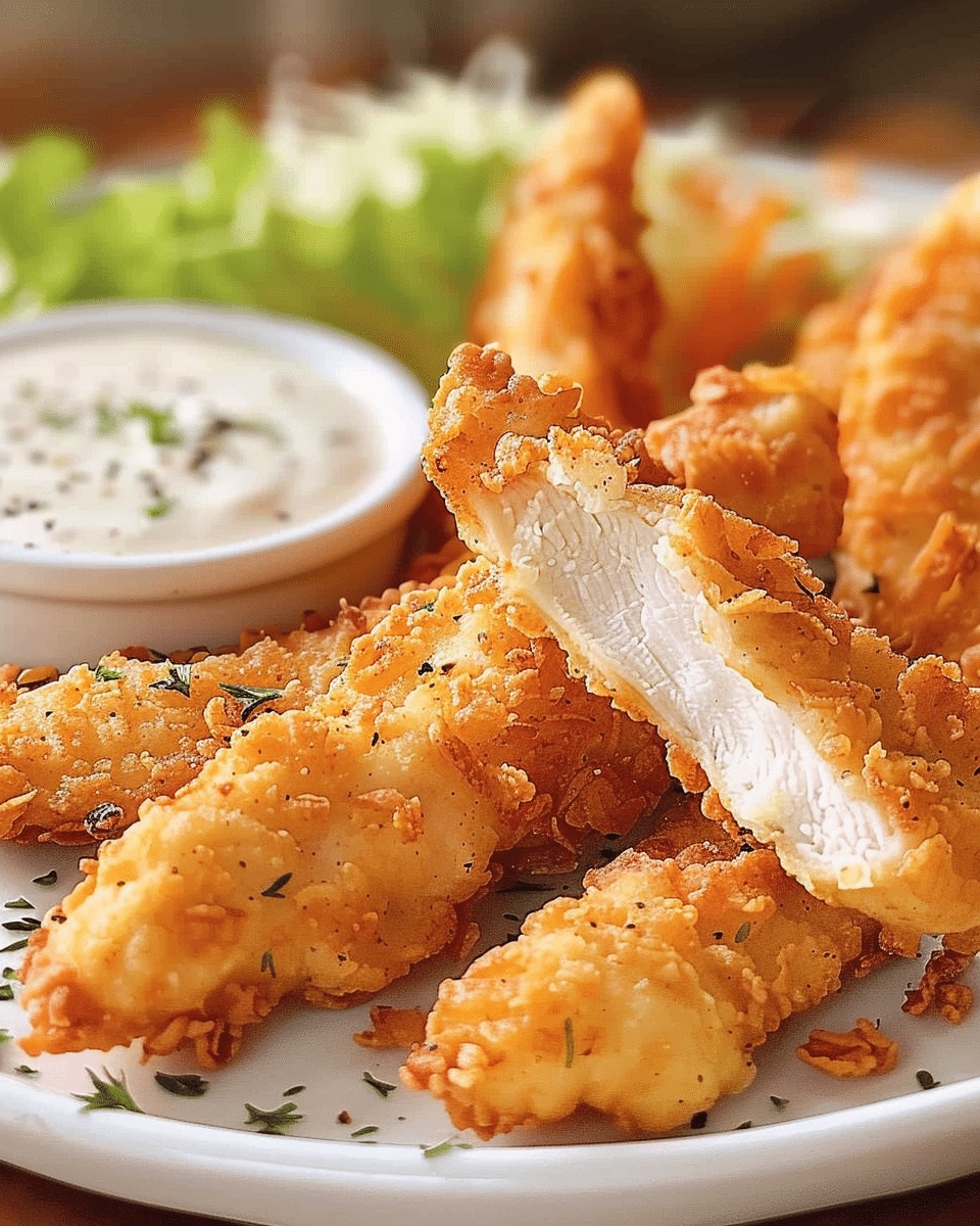 Best Crispy Chicken Fingers (Chicken Tenders with Tartar Sauce ...