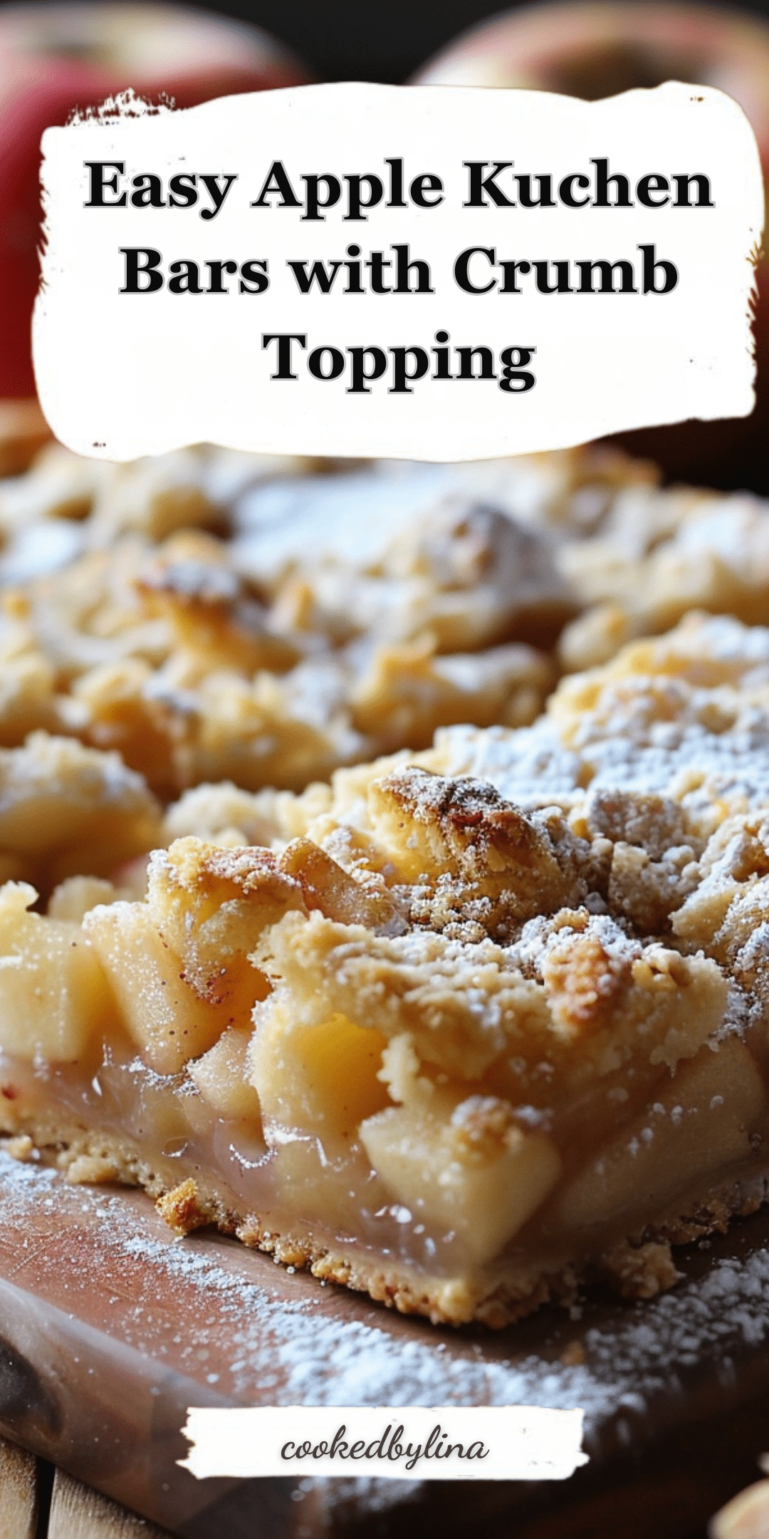 Apple Kuchen Bars | Cooked By Lina