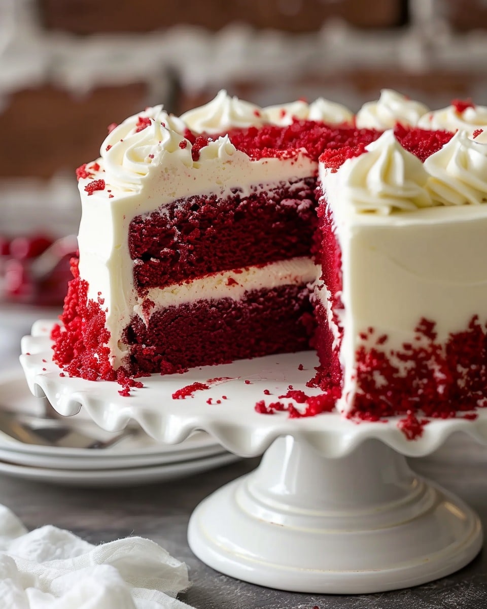 Small Red Velvet Cake | Cooked By Lina