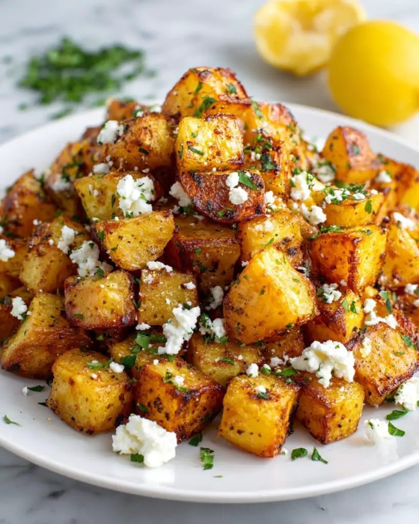 Baked Feta Potatoes - Delicious Mediterranean Comfort Food