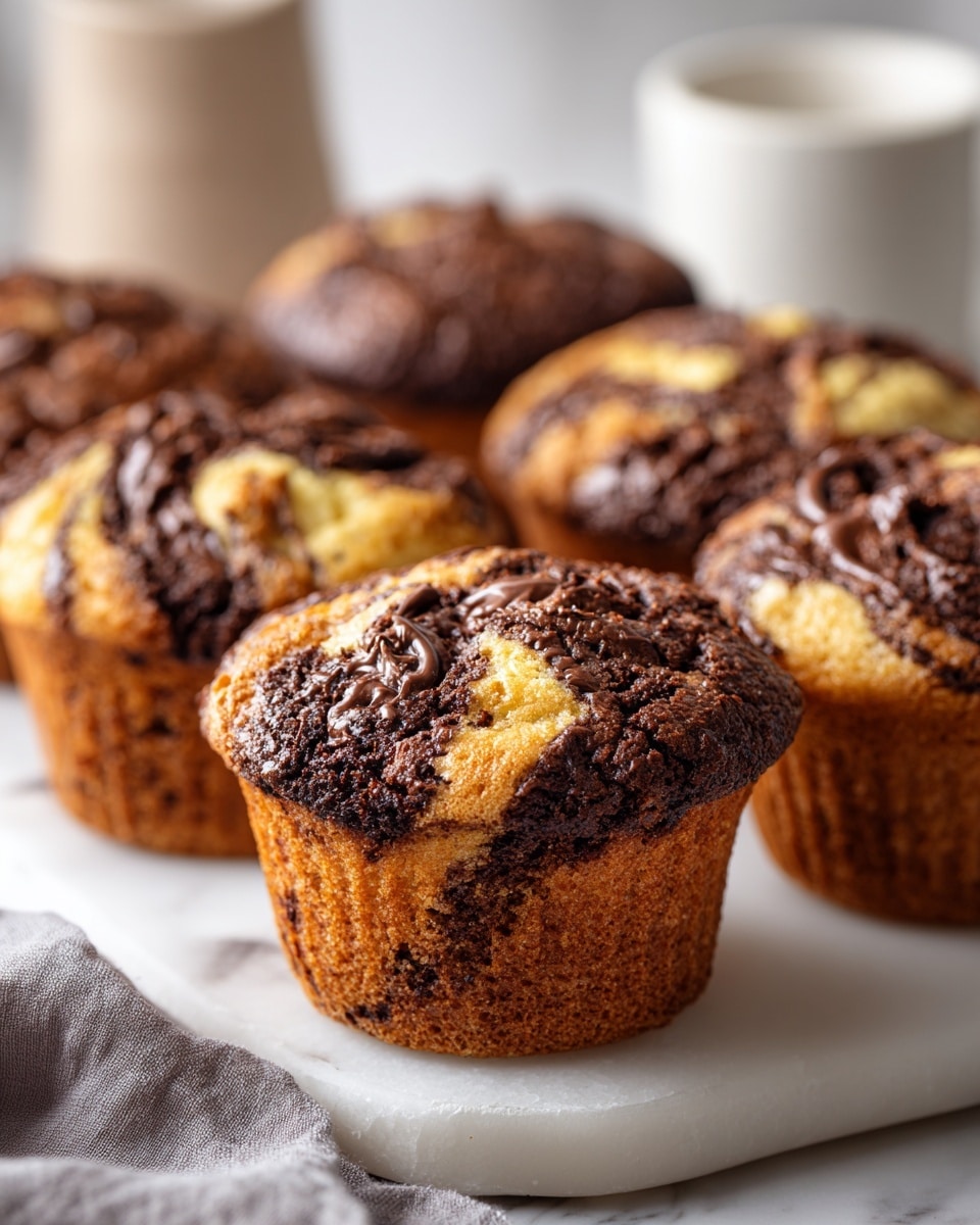 Nutella Banana Swirl Muffins Recipe | Fluffy & Irresistible