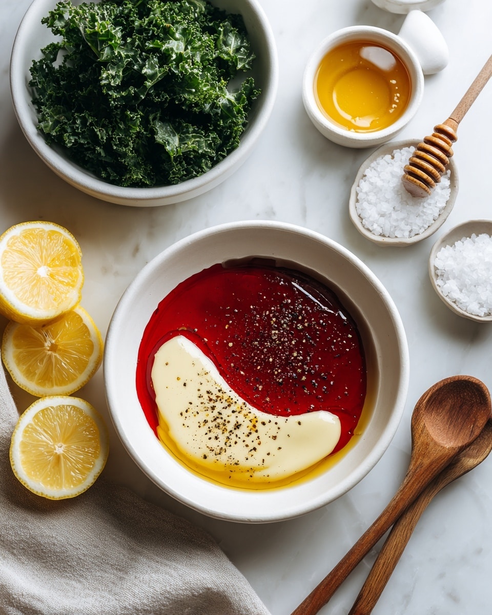 Simple Kale Salad - Quick and Healthy Fresh Recipe