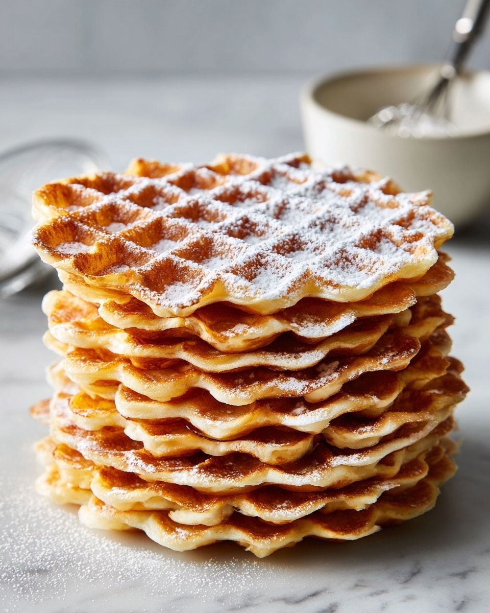 Easy Lemon Pizzelle: Bright, Crispy Italian Cookies