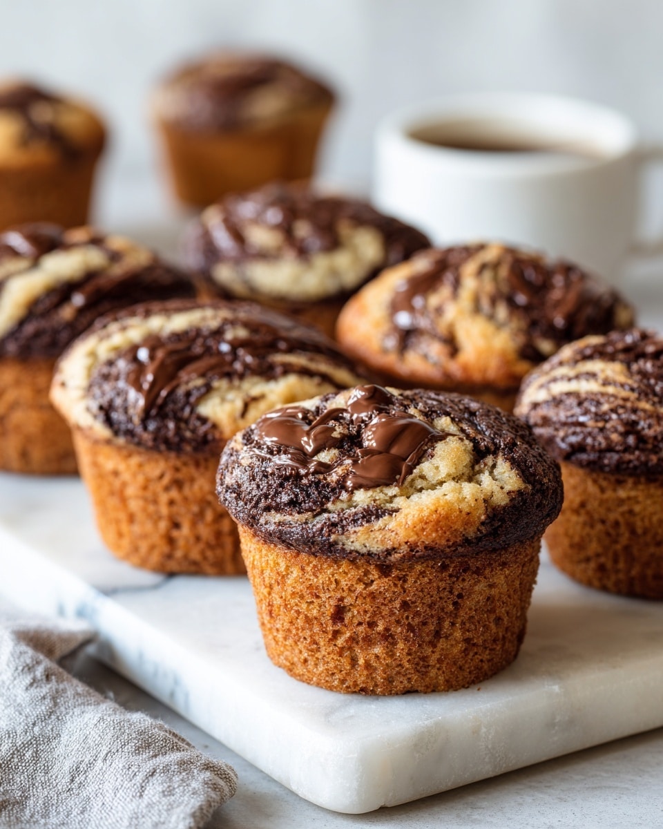 Nutella Banana Swirl Muffins Recipe | Fluffy & Irresistible